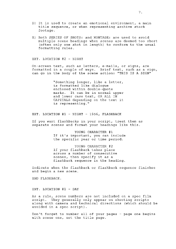 Formatiranje scenarija